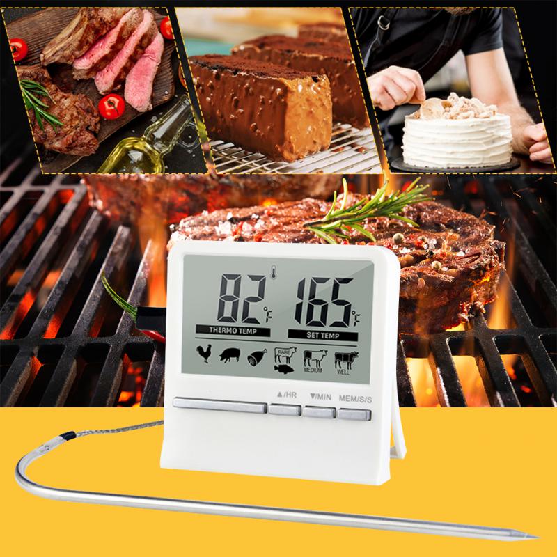 Digital Kitchen Barbecue Food Thermometer Probe Me... – Grandado
