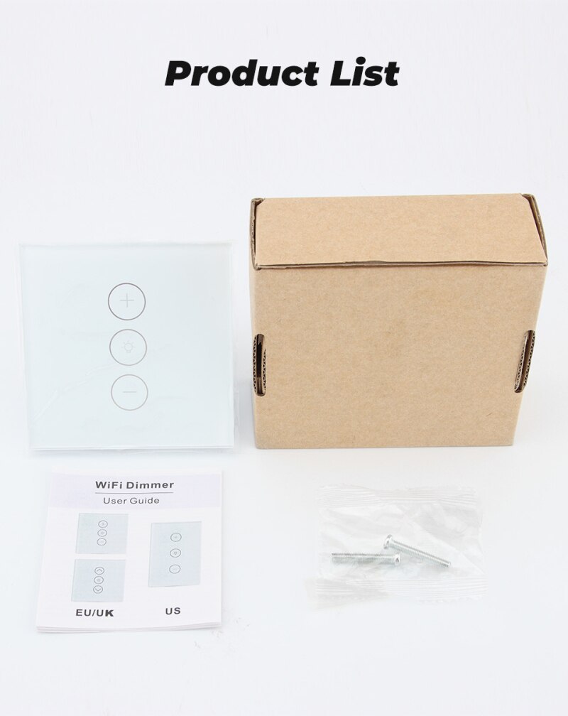 100V 240V Tuya Smart Life LED Dimmer Switch WiFi S... – Grandado