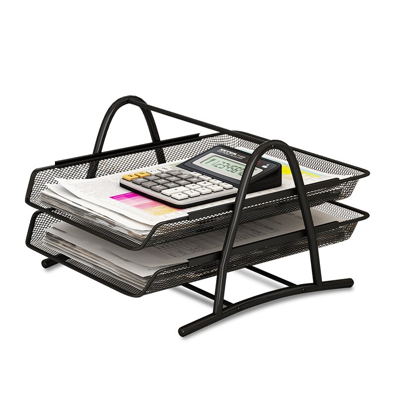 metal grid file shelf multi-functional office desk... – Vicedeal