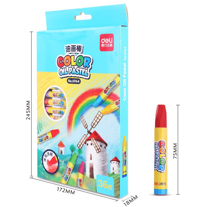Coloring crayons set for kids 36 colors set art sc... – Vicedeal