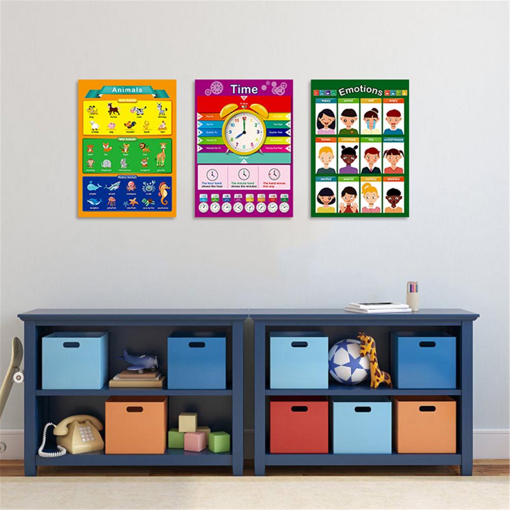 Posters Set 12 Children's Education Posters UV... – Vicedeal