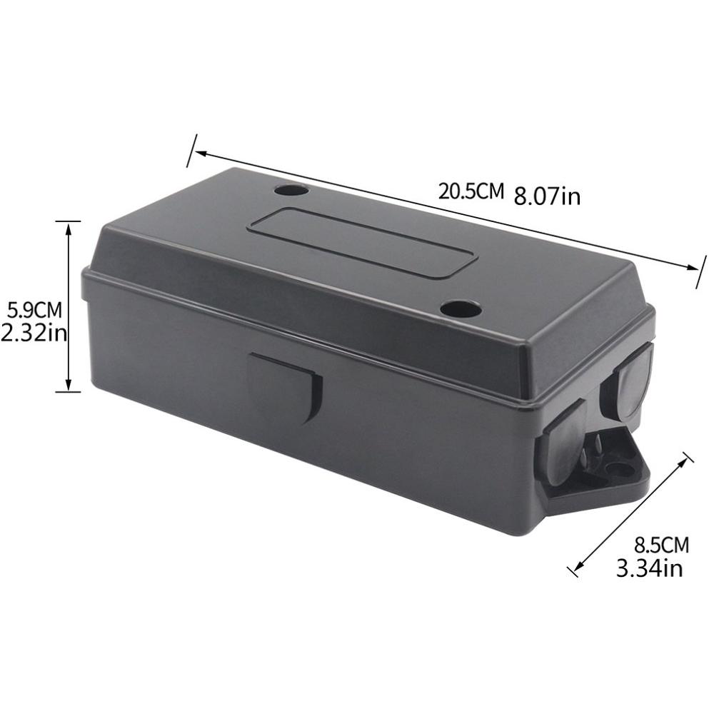 Black 7-Way Trailer Wire Junction Box Camper Truck... – Vicedeal