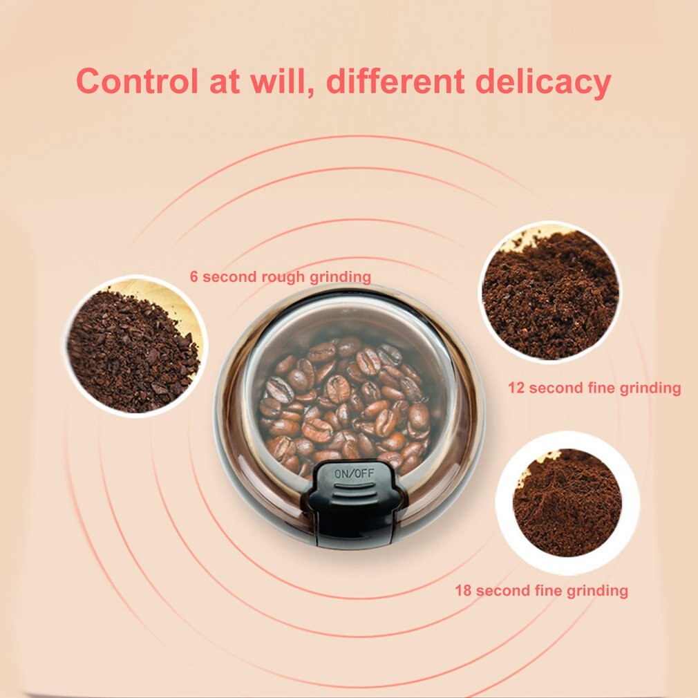 400W Electric Coffee Grinder Mini Kitchen Salt Pep... – Vicedeal
