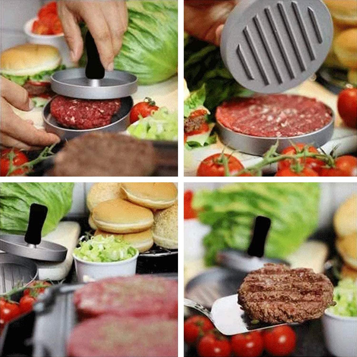 Small Size Burger Press 8.8CM Non-Stick Chef Cutle... – Grandado