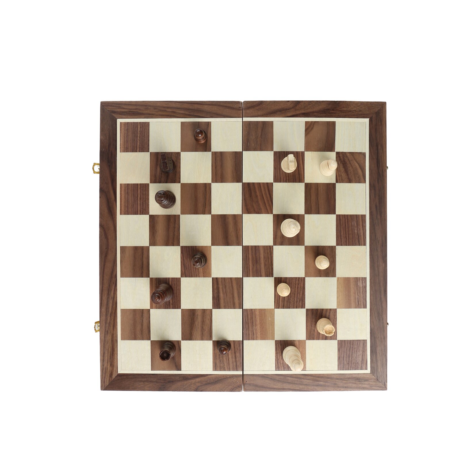 Wooden Magnetic International Chess Foldable Potab... – Grandado