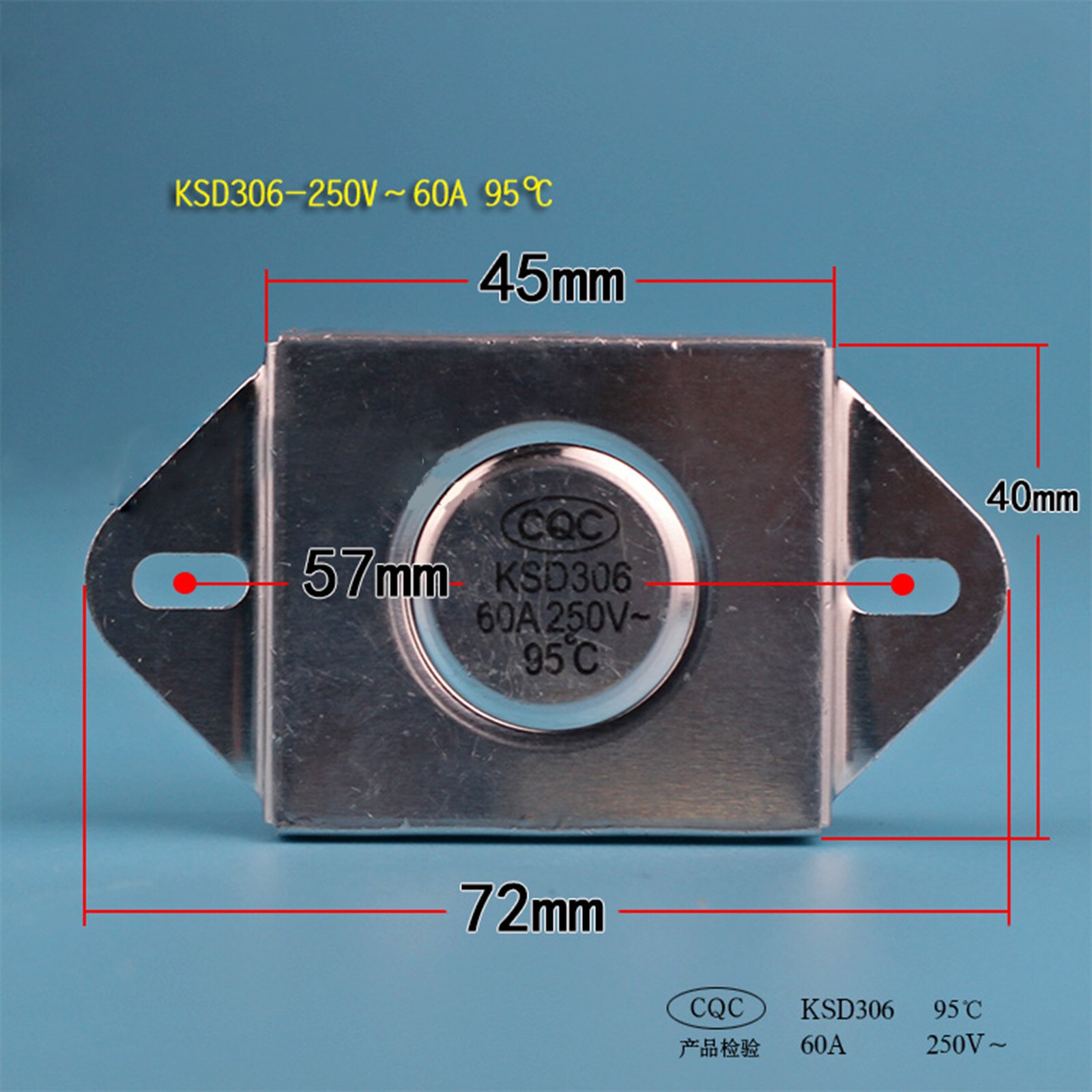 1PC Double Pole Temperature Controller KSD303 35A ... – Grandado