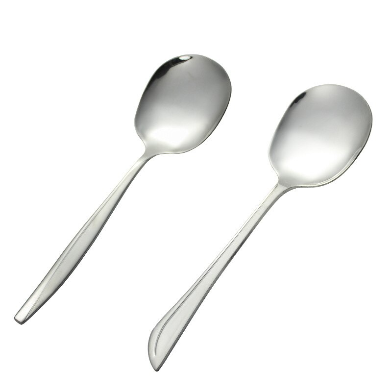 Jiashi 410 Stainless steel serving spoon Hotel wes... – Grandado