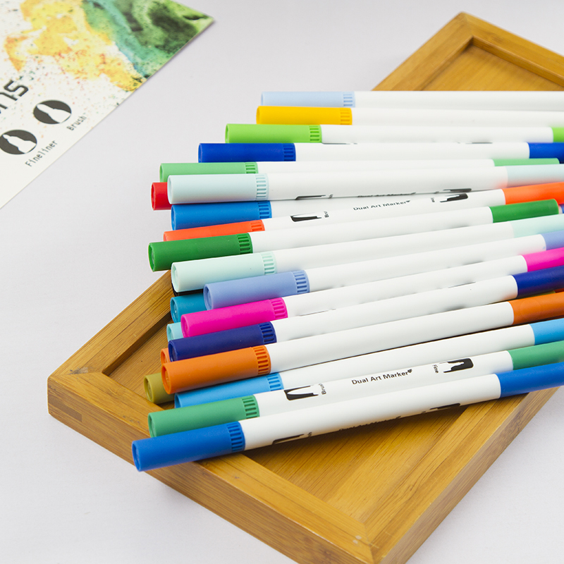 120 Kleuren Box Art Markers Fine Liner Dual Tip Bo... – Vicedeal