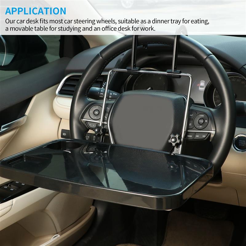 Portable Auto Car Desk Car Steering Wheel Desk Car... – Grandado