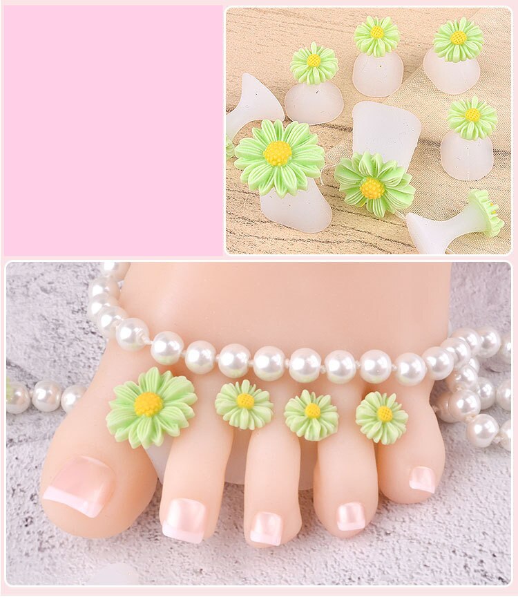 8 Pcs Leuke Zachte Siliconen Toe Separator Vinger ... – Grandado