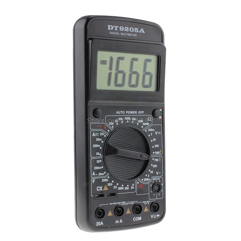 DT9205A Digital Multimeter AC/DC Voltmeter Amperem... – Vicedeal