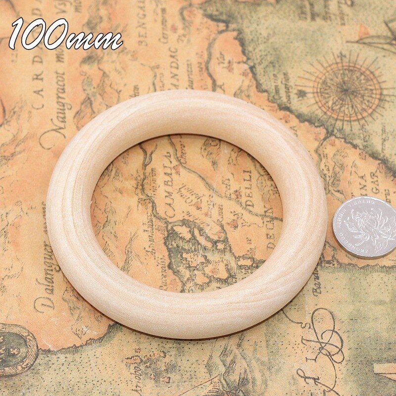 Natural Wooden Round Rings for DIY Wood Dream Catc... – Grandado