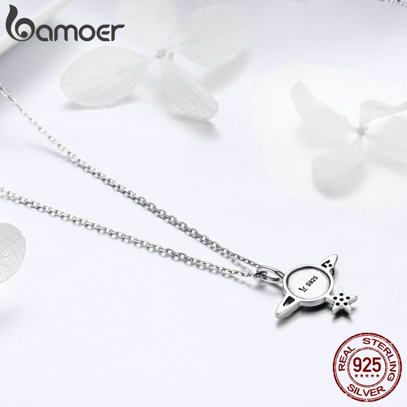 BAMOER Trendy Genuine 925 Sterling Silver Secret P... – Grandado