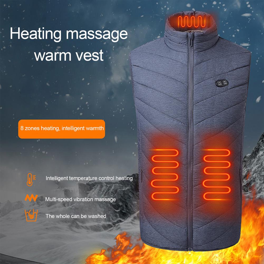 Men Outdoor USB Infrared Heating Vest Jacket Men W... – Grandado