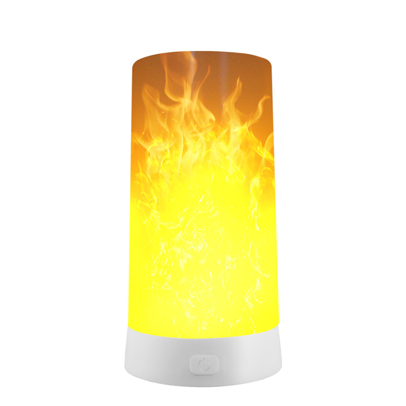 LED Flame Effect Fire Light Bulb USB charged Flick... – Grandado