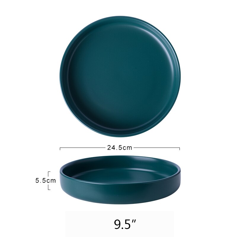 （9.5 Inch）Nordic Porcelain Deep Tableware Fruit Sa... – Grandado