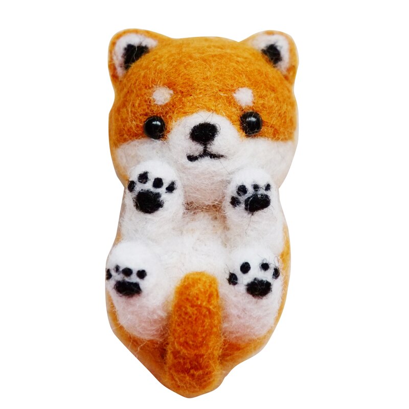 Handmade DIY Cute Pets Dog Wool Felting animal Toy... – Grandado