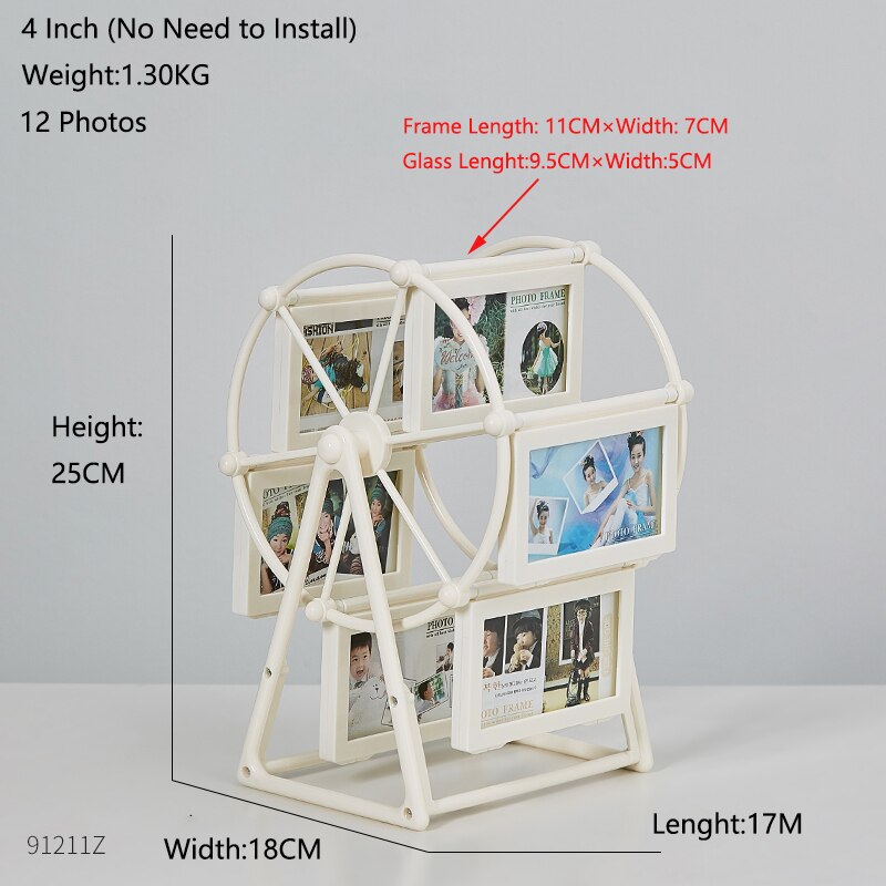 5 Inch Classical Retro 360 Degree Rotation Ferris ... – Grandado