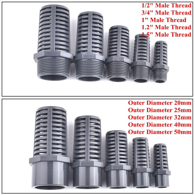 1/2" ~1.5" Male Thread UPVC Permeable Cap Flower B... – Grandado