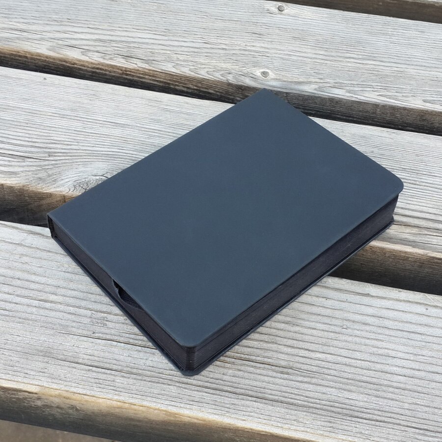 A5/A6 PU cover briefpapier notepad DIY lege zwarte... – Grandado