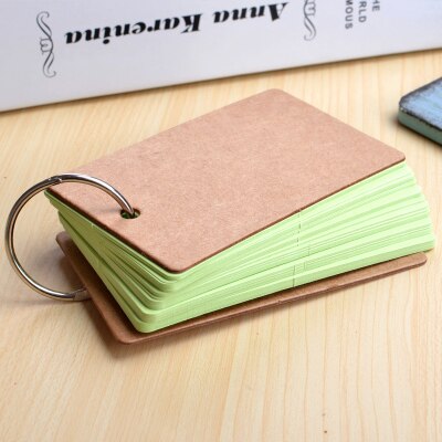 small 50 Unruled Blank Pages Notepad Word Cards, B... – Vicedeal