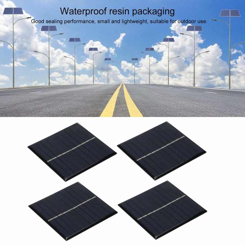 Solar Panel System 4Pcs Mini 0.8W 5V Solar Panel M... – Grandado