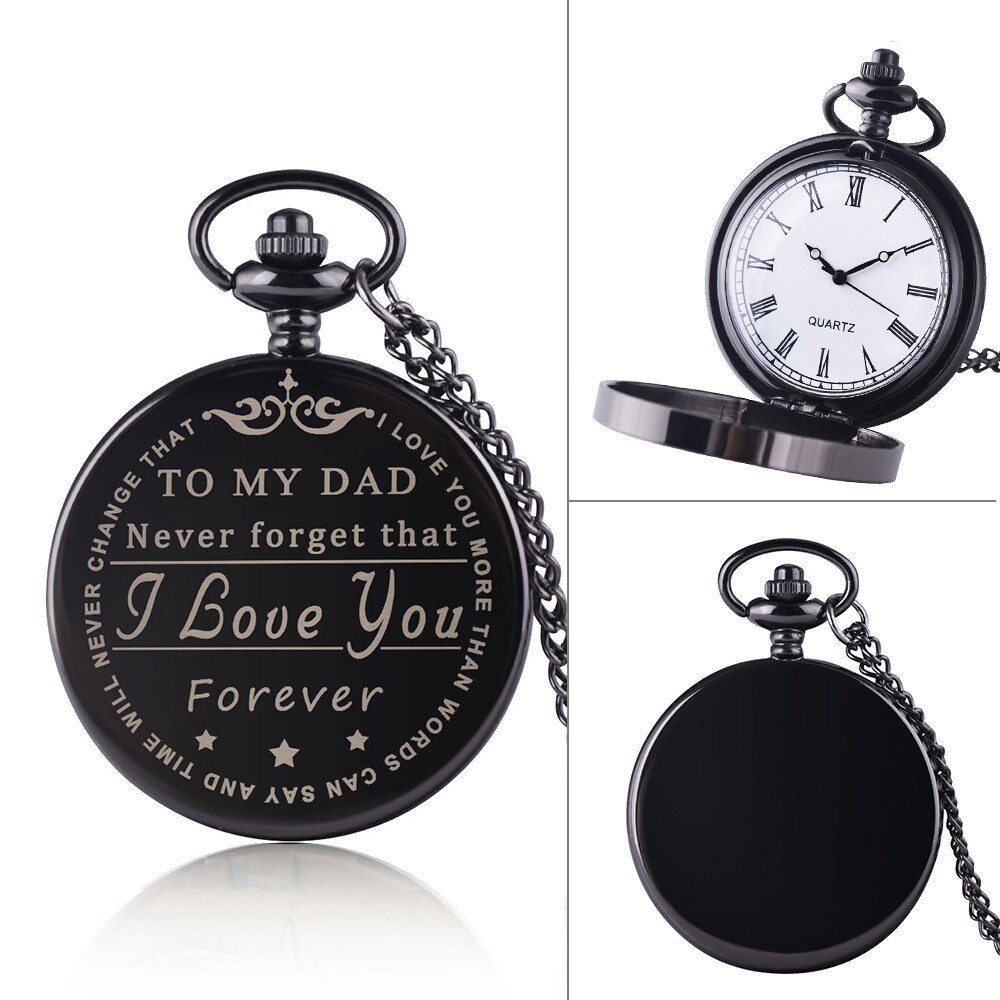 Pocket Watch Women Metal Open Quartz Watch Reloj M... – Vicedeal