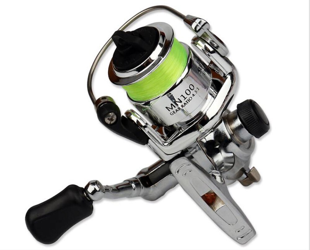 Mini Vissen Rollen Spinning Reel Gear Metalen Glad... – Grandado