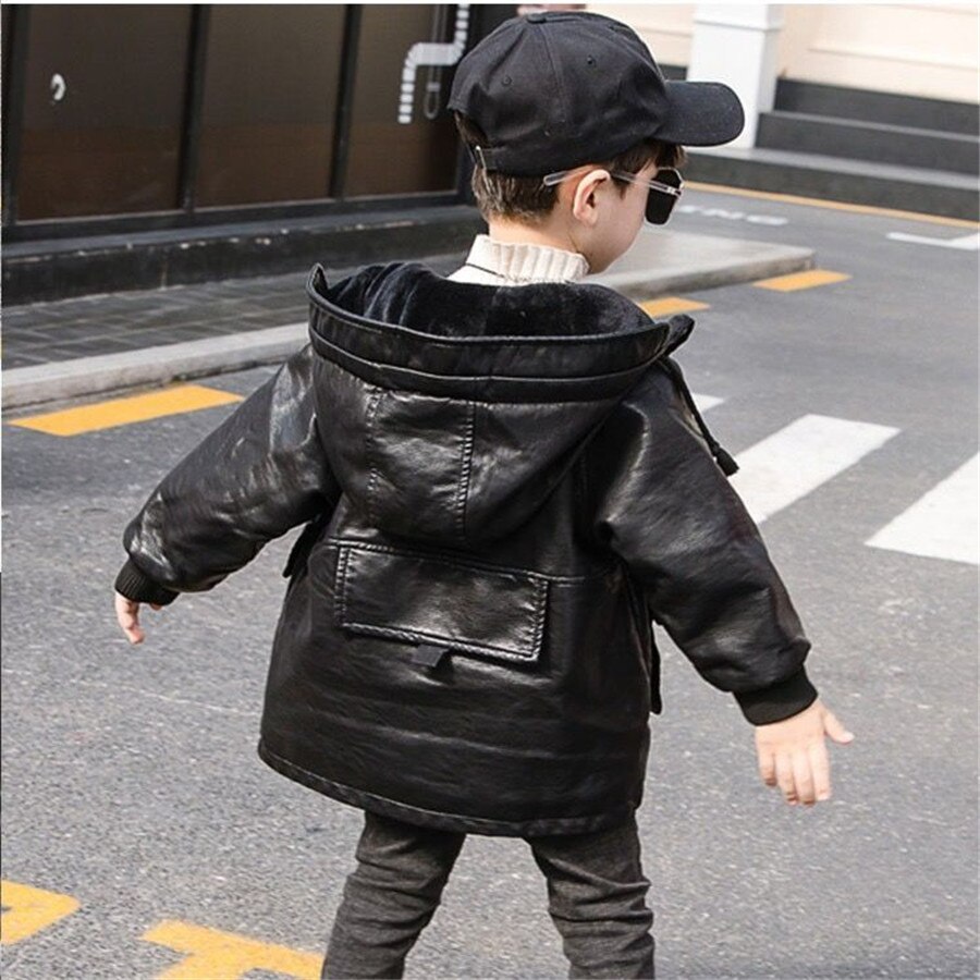 Boys Jacket Autumn Winter Korean Children's Pl... – Vicedeal