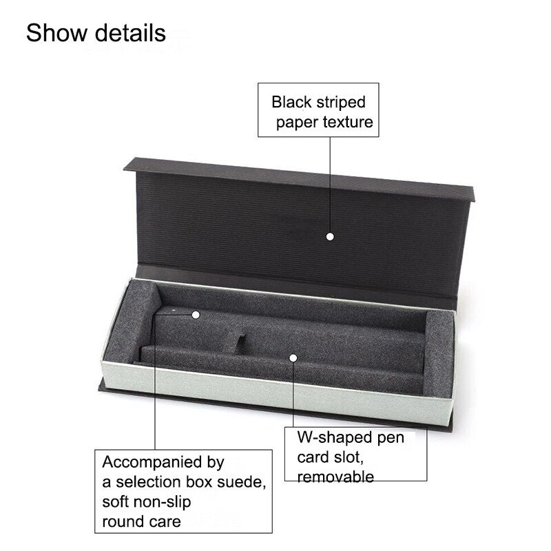 Jinhao Pen Box Black Grain Good Fountain Pen Box P... – Grandado