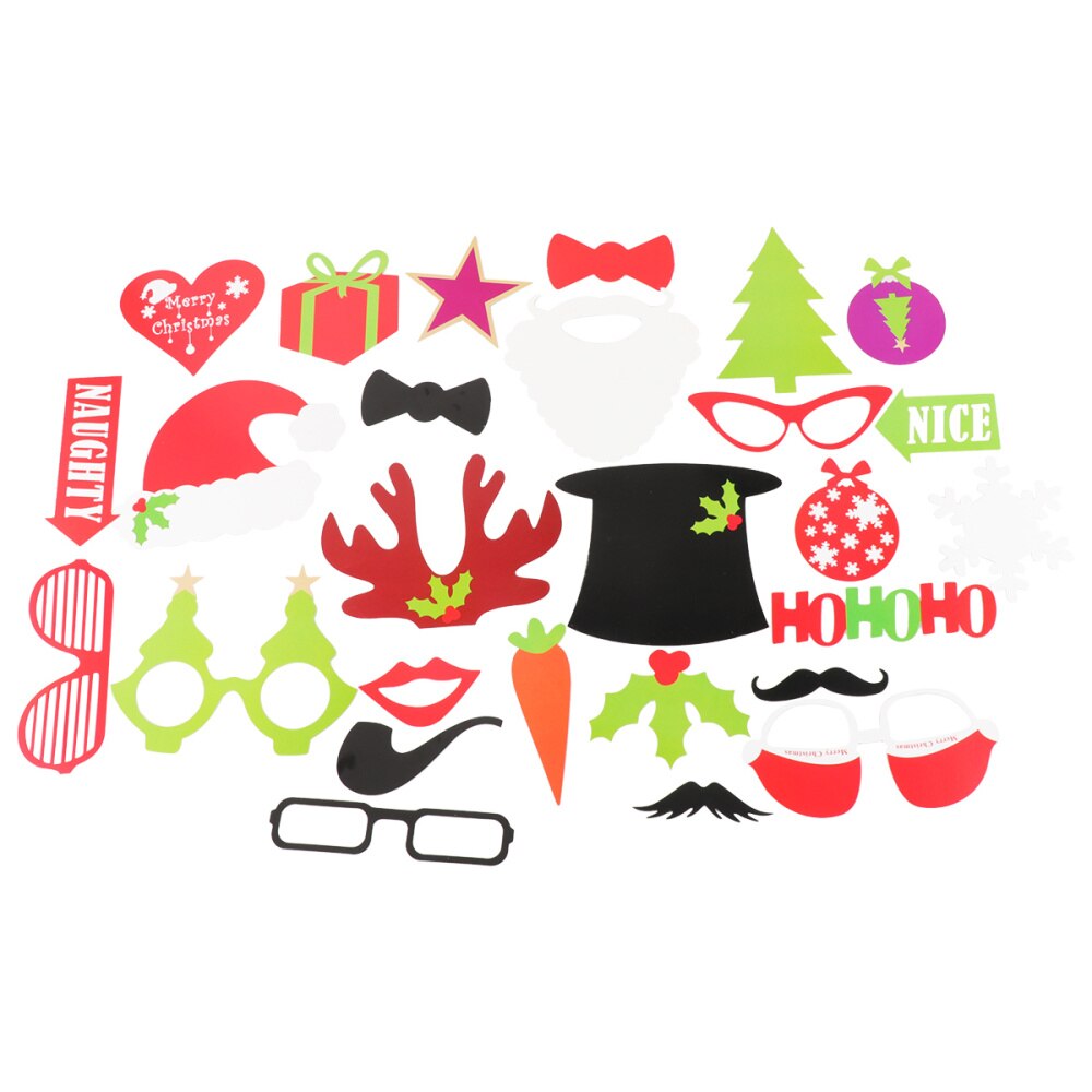 27Pcs DIY Photo Booth Props and Photo Accessories ... – Grandado