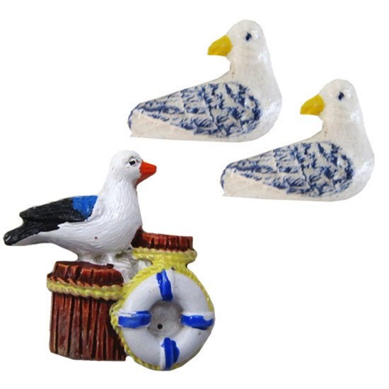 Seagull Terrarium Object – Grandado