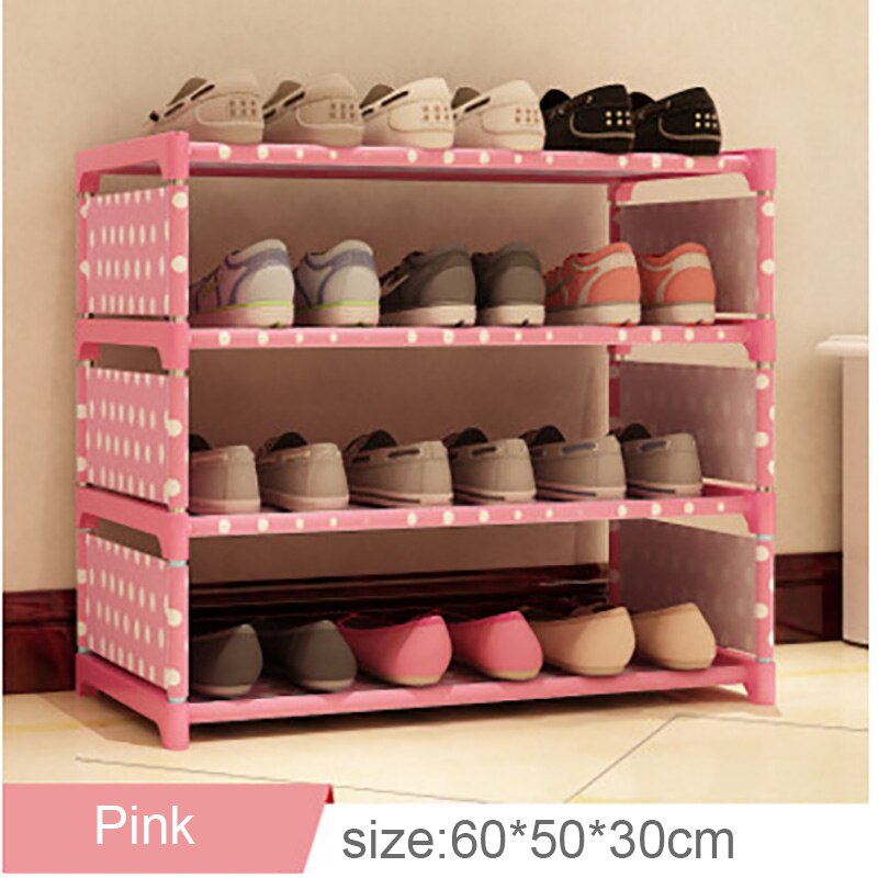 4 layers shoe cabinet multi-layer assembly storage... – Grandado