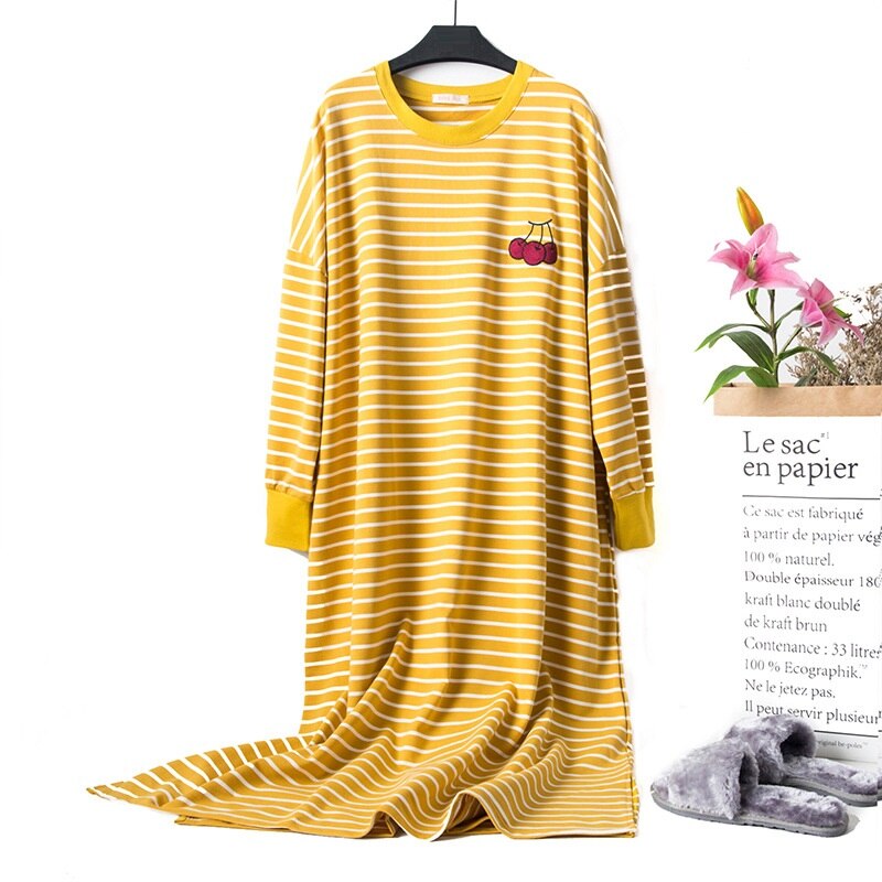 Large size 10XL bust 150cm Cotton Long Night Dress... – Grandado