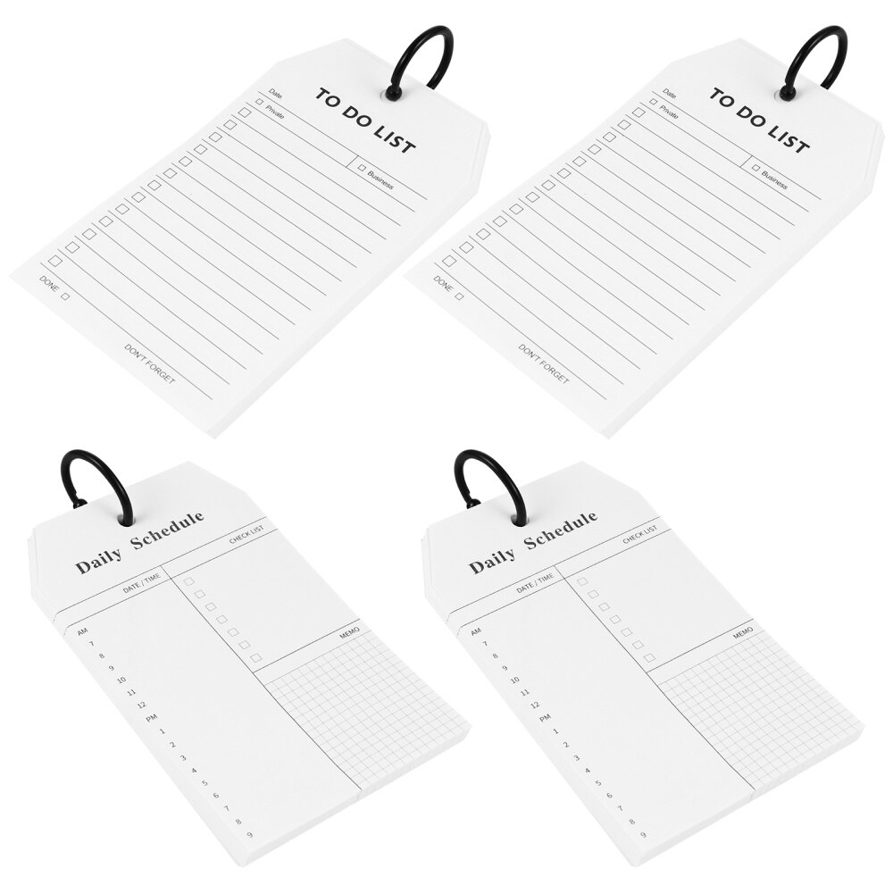 4pcs Premium Portable Memo List Forms Notebooks Me... – Grandado