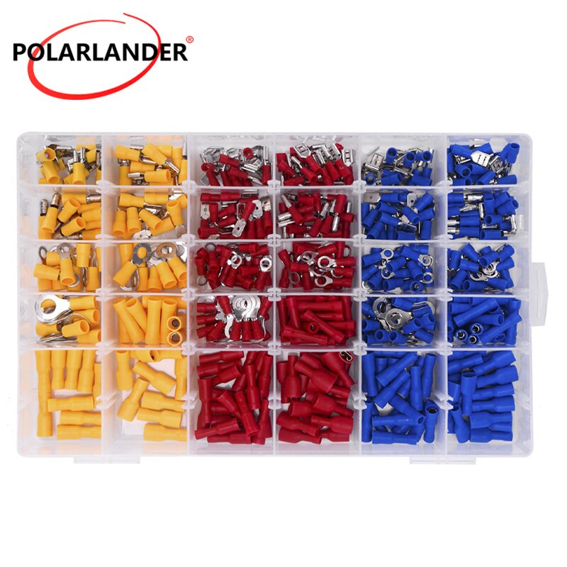 480PCS 12-Size Electrical Wire Terminals Crimp Con... – Vicedeal