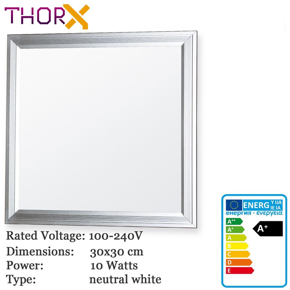 Thorx 30X30 Cm Ultraslim Led Panel Licht, 10 W, 80... – Grandado