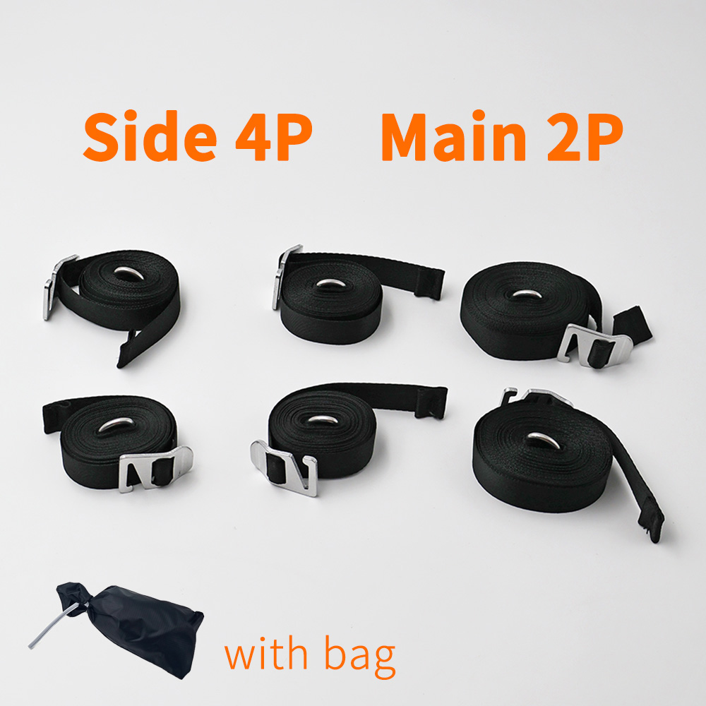 Camping Tarp Webbing Strap Main 2P Side 4P Tarp In... – Grandado