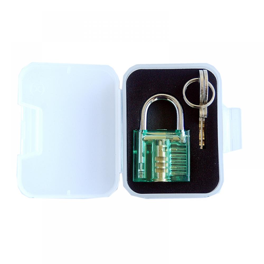 1Pc Clear Crystal Transparent Cutaway Locks Inside... – Grandado