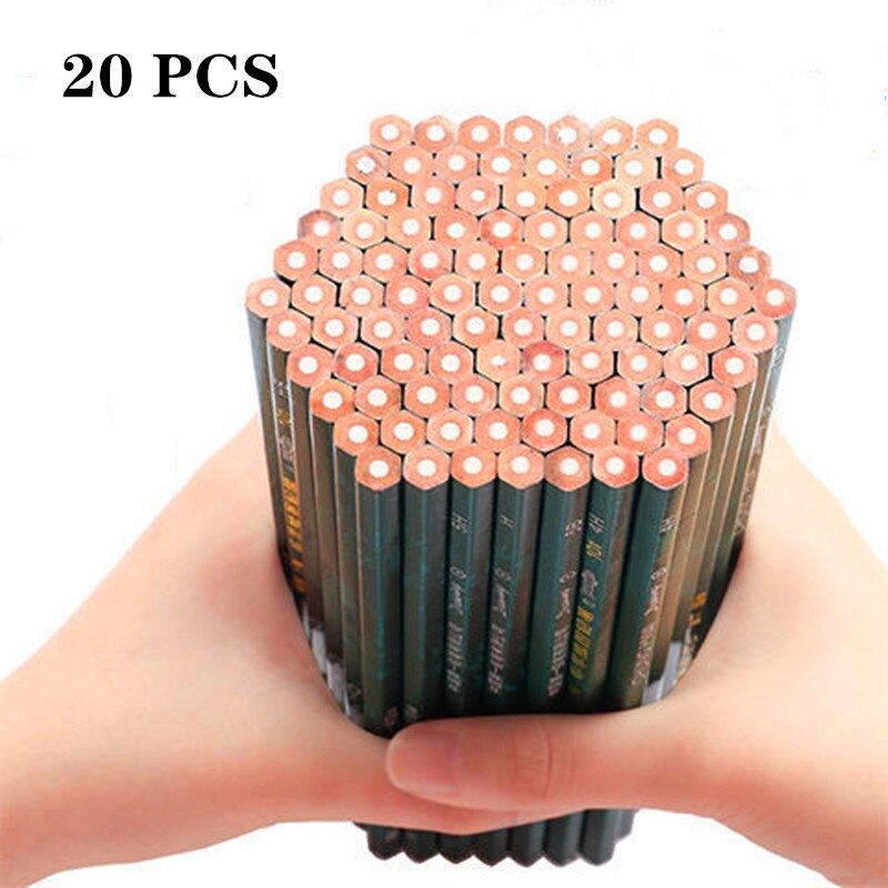 20 Pcs 2B Drawing Pencil HB Learning Writing Penci... – Vicedeal