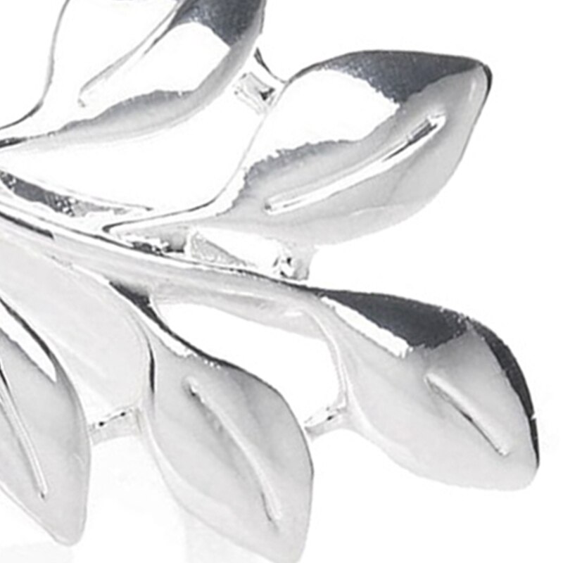 6 Stuks Fall Bladeren Servetringen Zilver Doop Ban... – Grandado