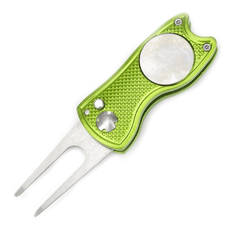 Stainless Steel Folding Golf Divot Repair Fork wit... – Grandado
