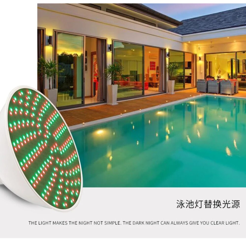 120V 45W PAR38 468LED Swimming Pool Light E27 Bulb... – Grandado