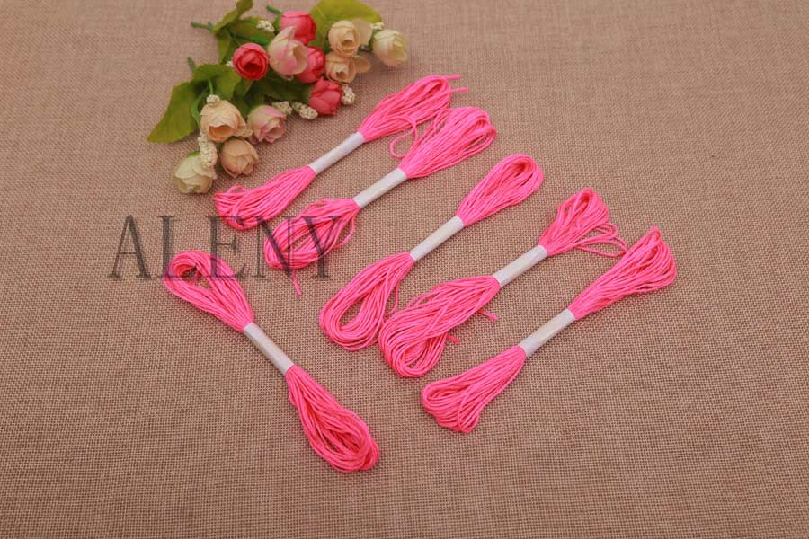 50pcs/lot Beautiful Fluorescent Color Cross Stitch... – Grandado