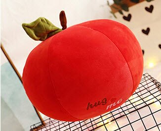 Christmas Eve Apple toy plushed red apple Soft app... – Vicedeal