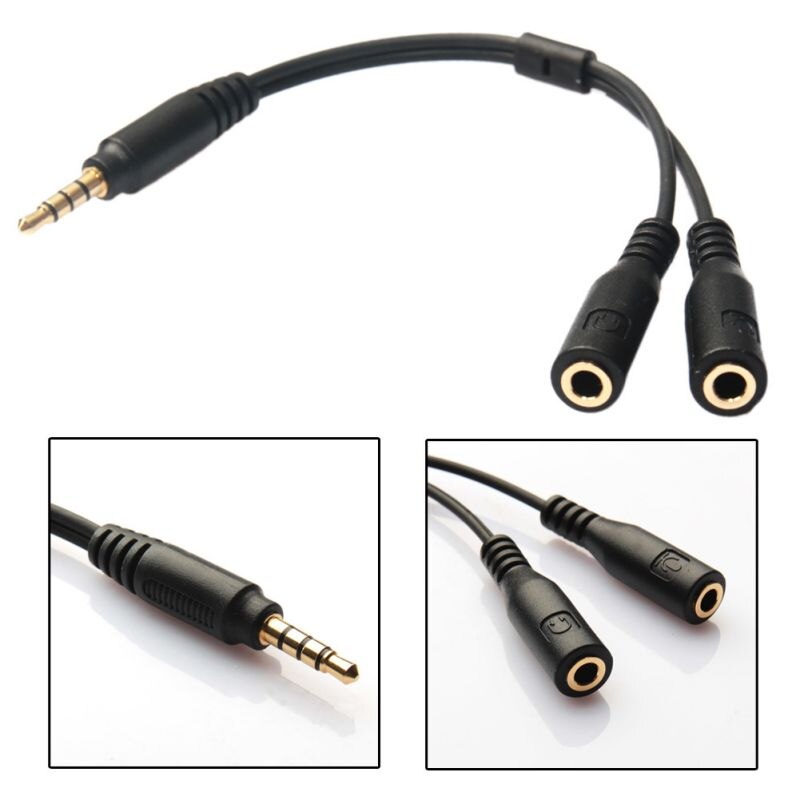 Headset Adapter Kabel Praktische 3.5mm 4 Pole TRRS... – Vicedeal