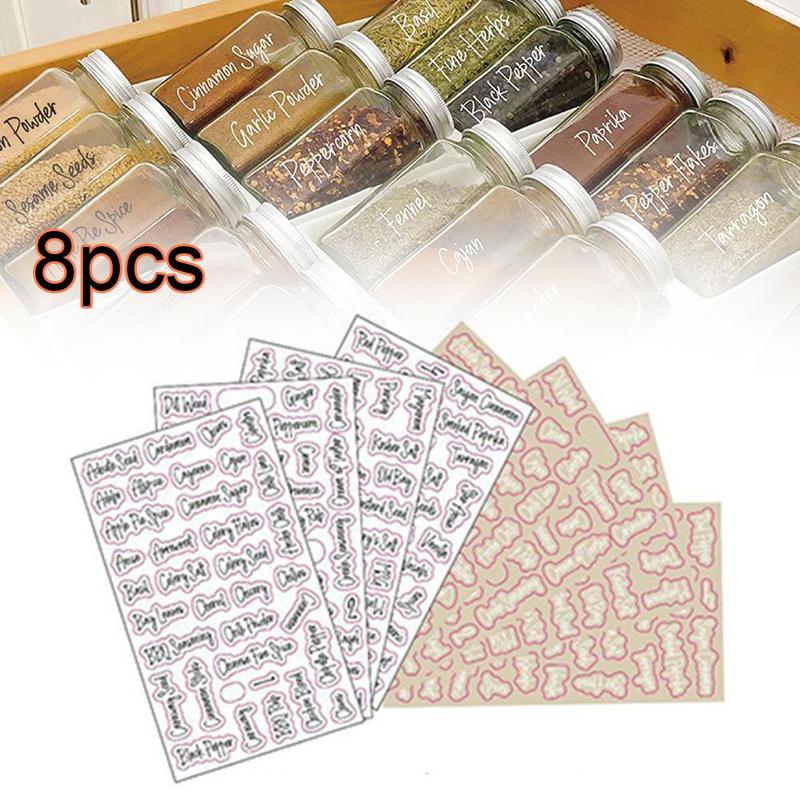 Labels Transparante Waterdichte Pantry Stickers Vo... – Grandado