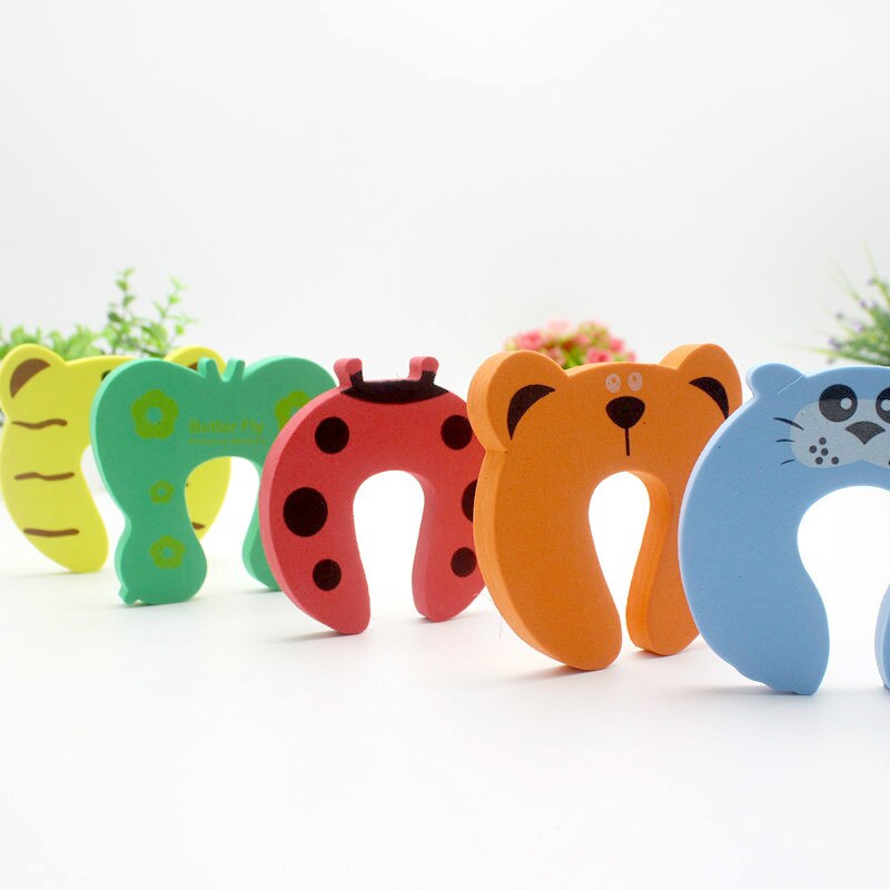 Safety Colorful Cartoon Door Clamp Children Pinch ... – Grandado