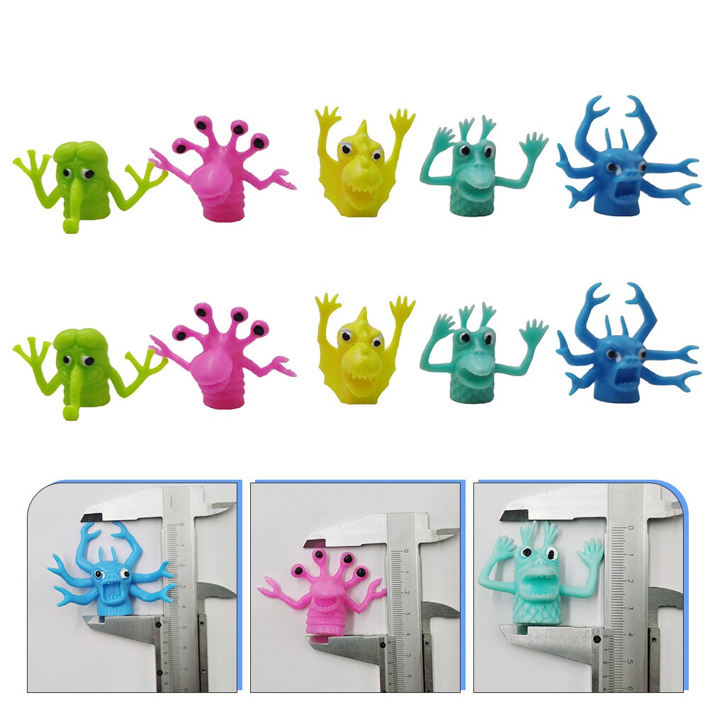 10pcs Creature Finger Role Play Finger Puppet Scar... – Grandado