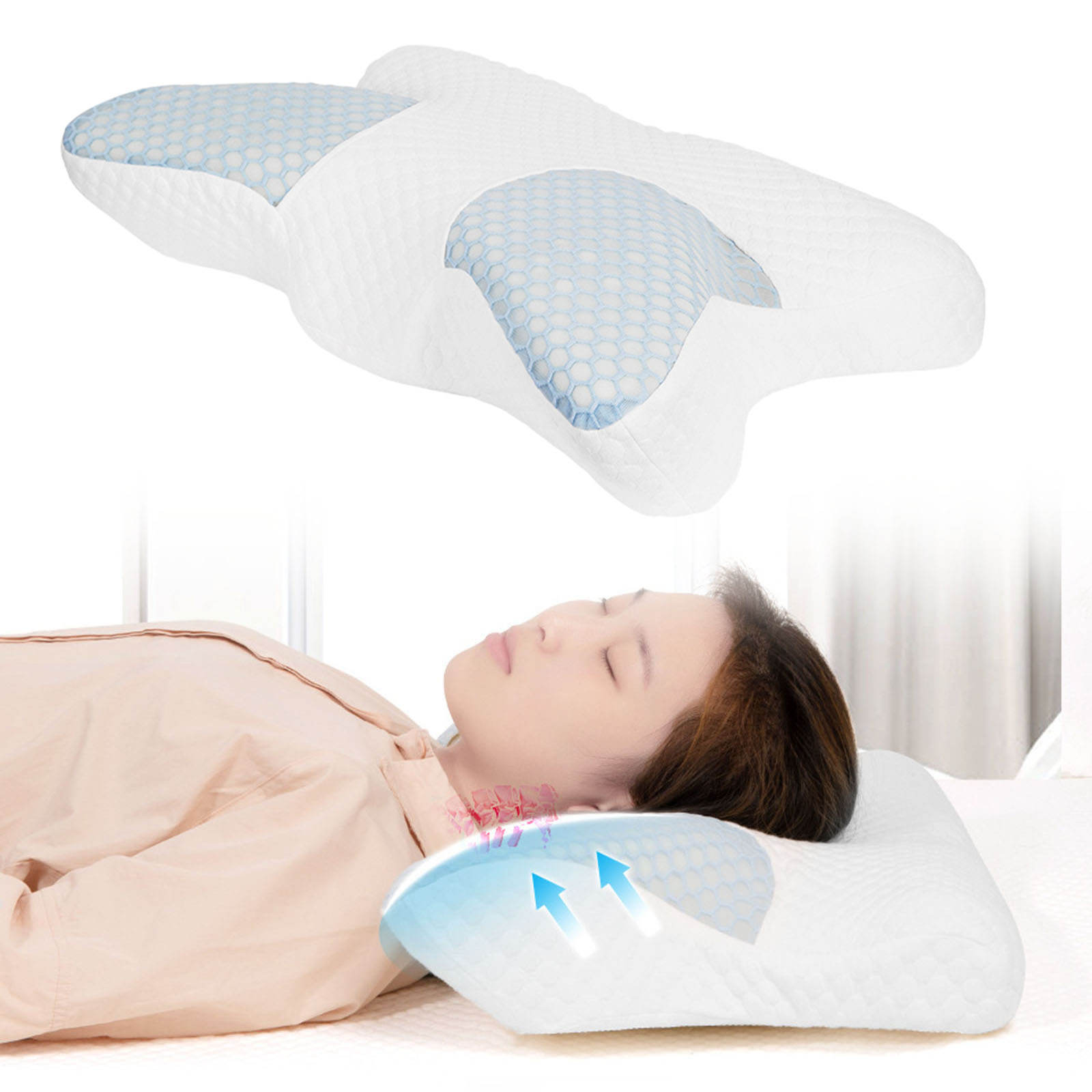 Contour Cervical Pillow for Sleeping, Orthopedic N... – Grandado